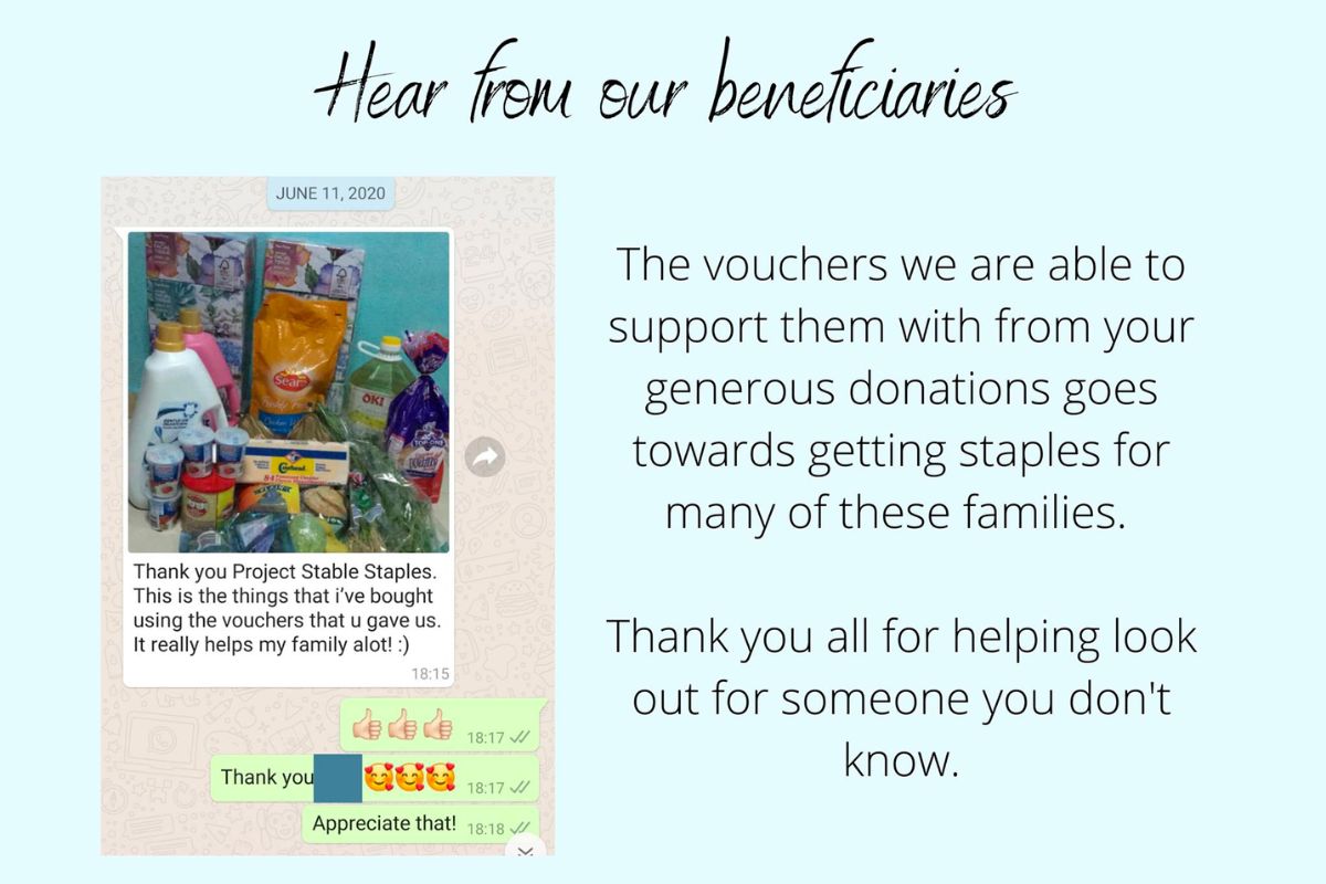 "We realised that we can’t just stop”: Project Stable Staples helps ...