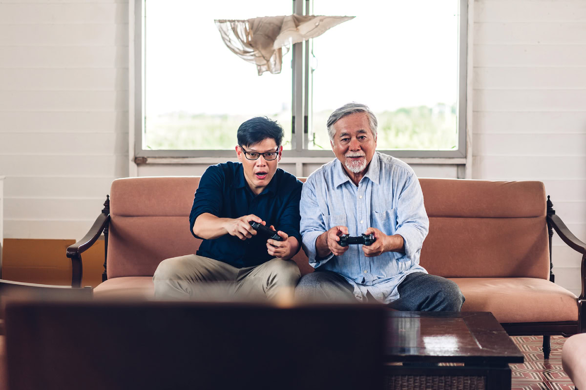 Gaming has no age limit: The elderly play video games too!
